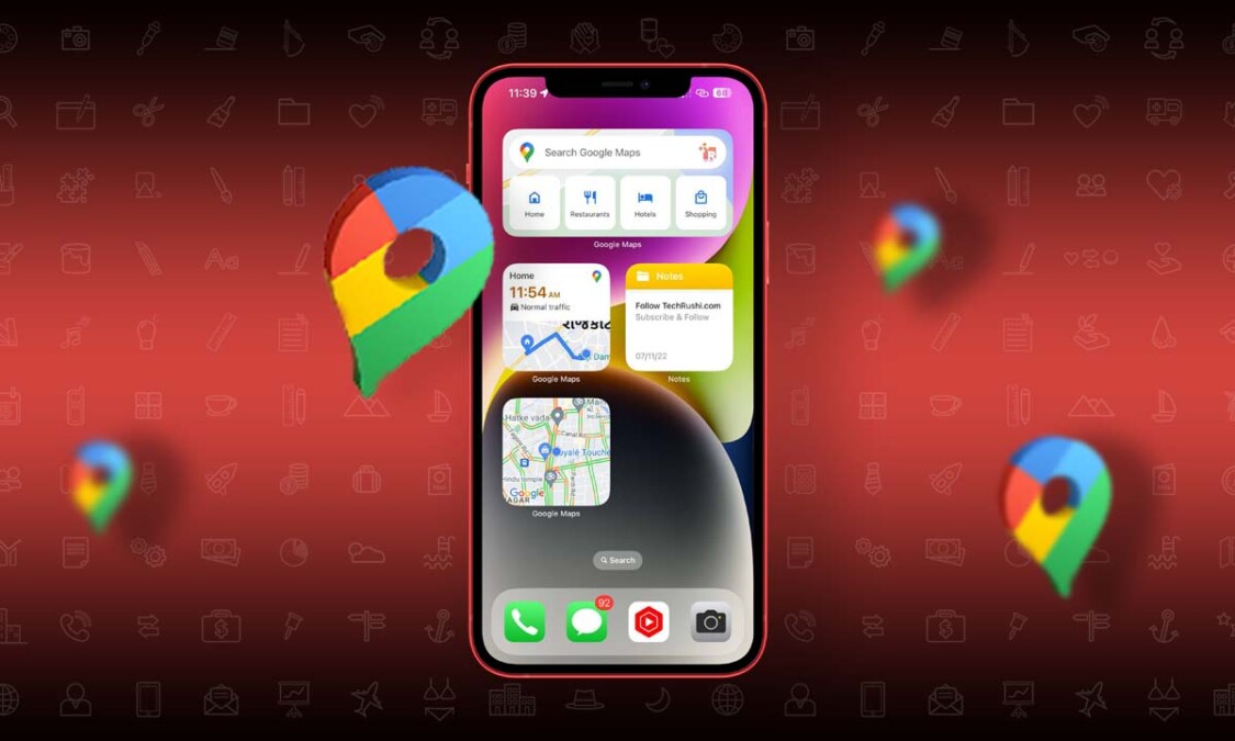 How to Add Google Maps Nearby Traffic widgets on Android and iPhone ...