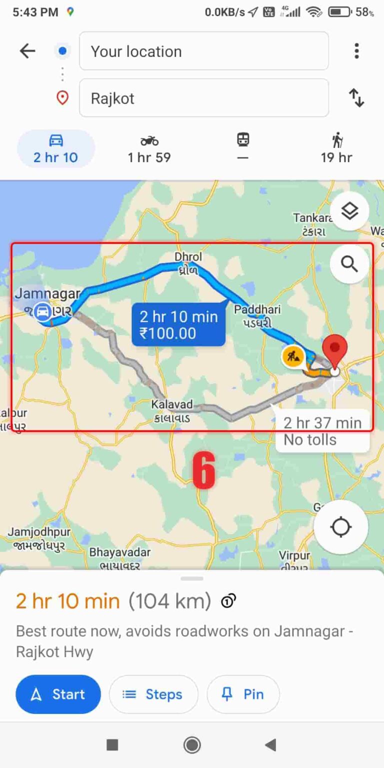 Check & Avoid Toll Prices Using Google Maps | TechRushi