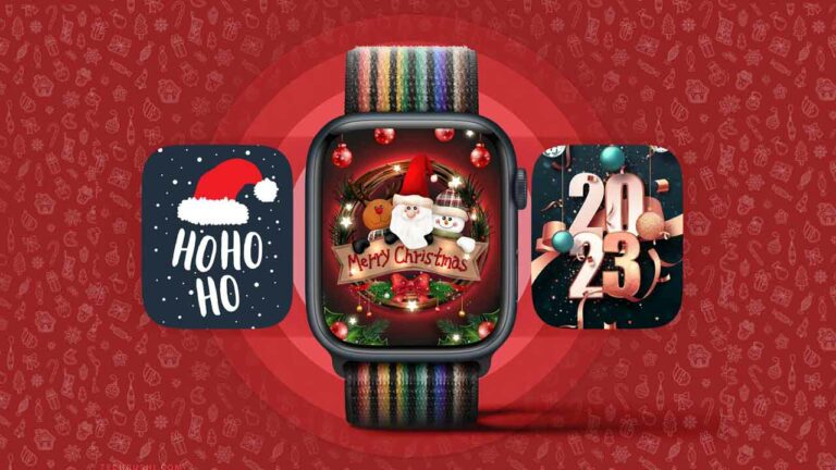 Download 2025 Free Christmas Apple Watch Faces | TechRushi